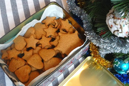 Пълнозърнести Коледни меденки